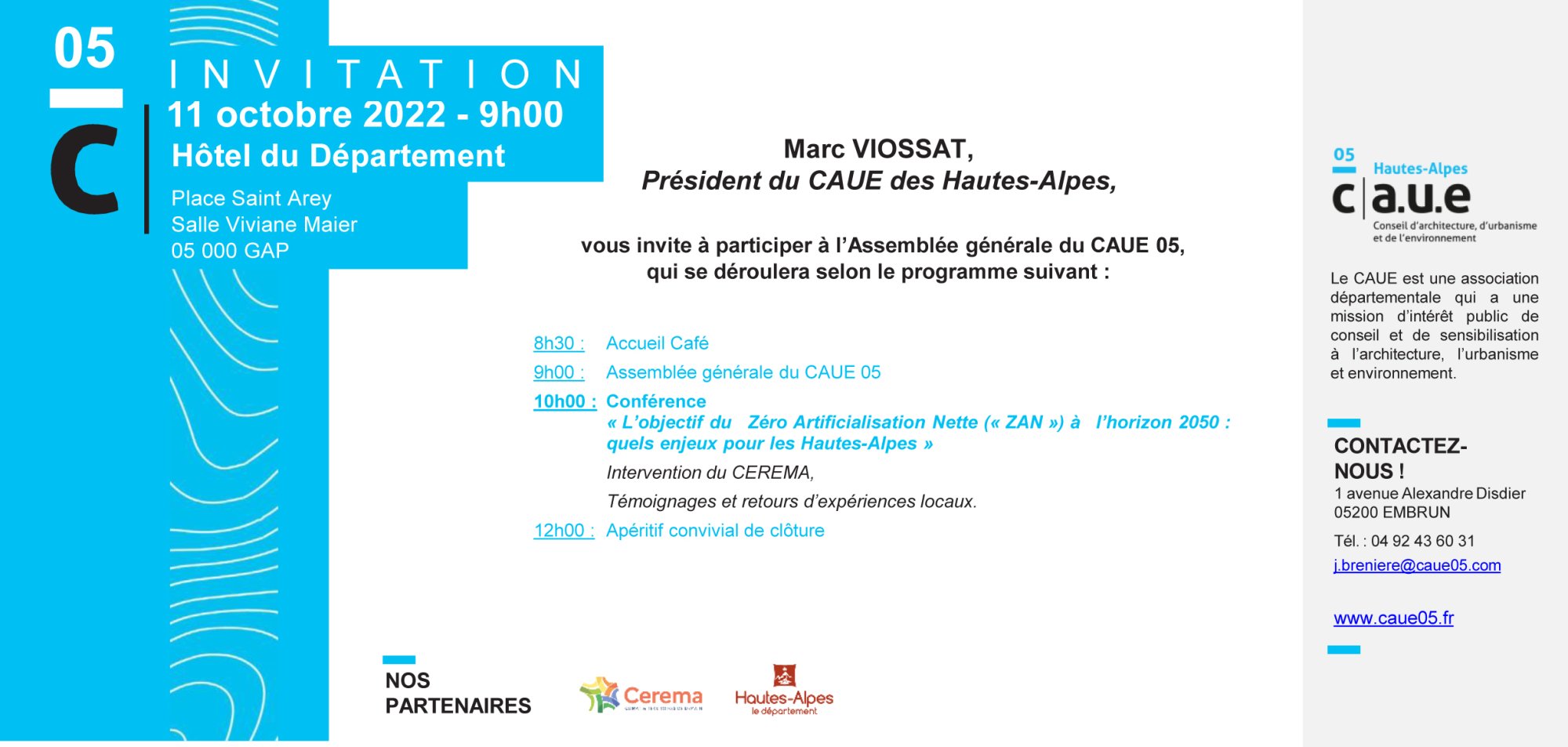 Assemblée générale du CAUE des Hautes-Alpes | CAUE 05